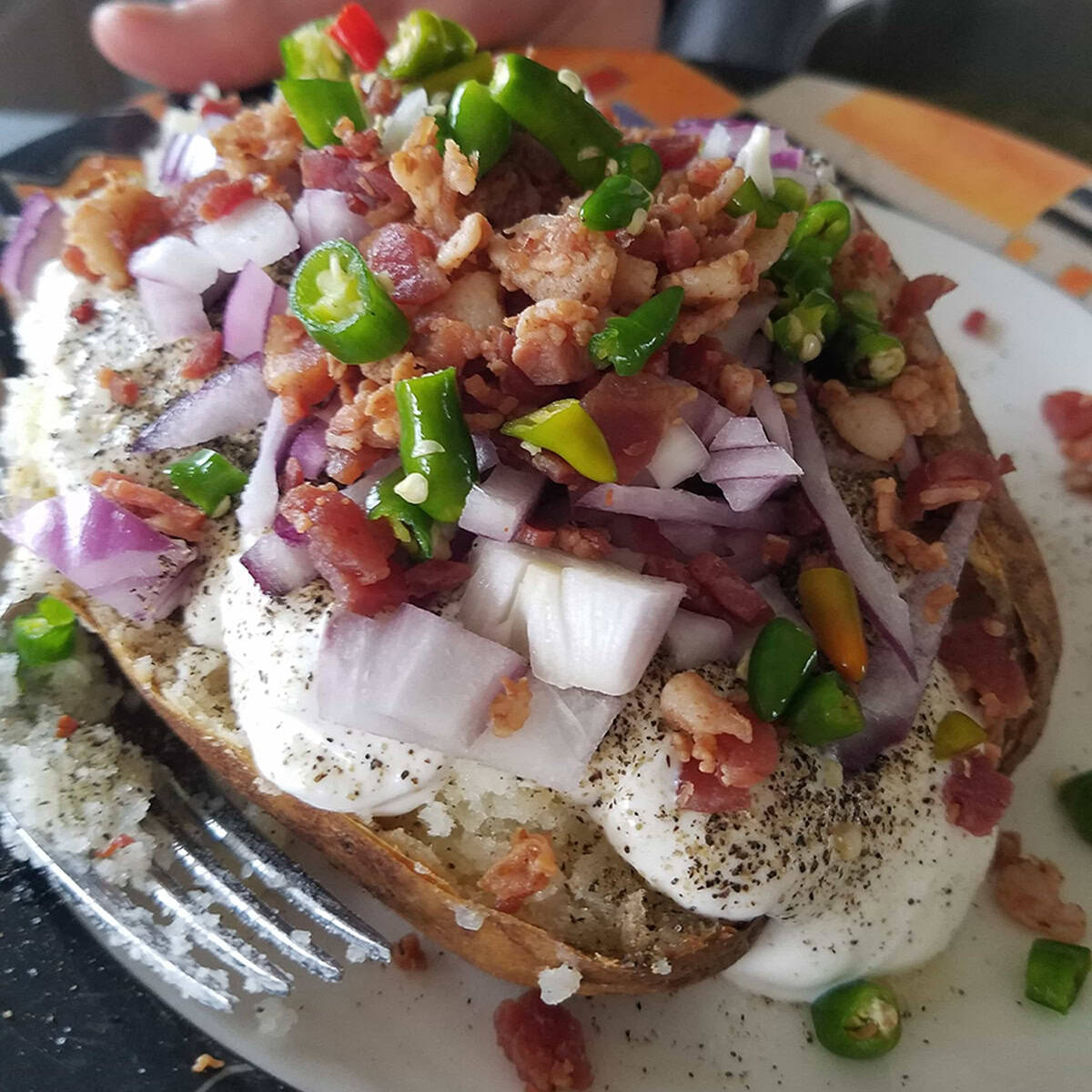 The Perfect Loaded Baked Potato - Belly Laugh Living
