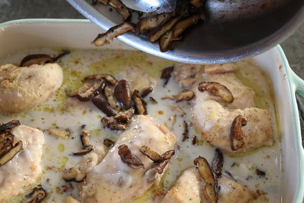 Creamy Mushroom Sherry Chicken - Belly Laugh Living