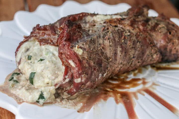 Grilled Steak Stuffed with Blue Cheese - Belly Laugh Living