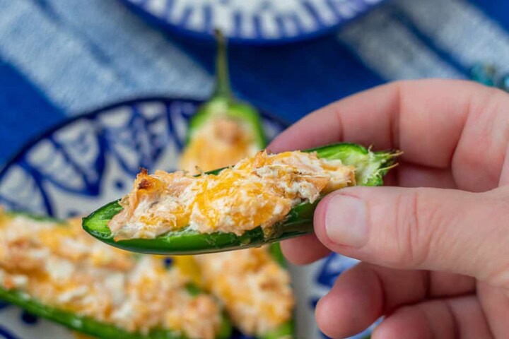 Smoked Salmon Jalapeño Poppers - Belly Laugh Living
