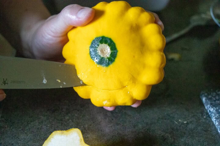 Cheesy Turkey Stuffed Pattypan Squash - Belly Laugh Living