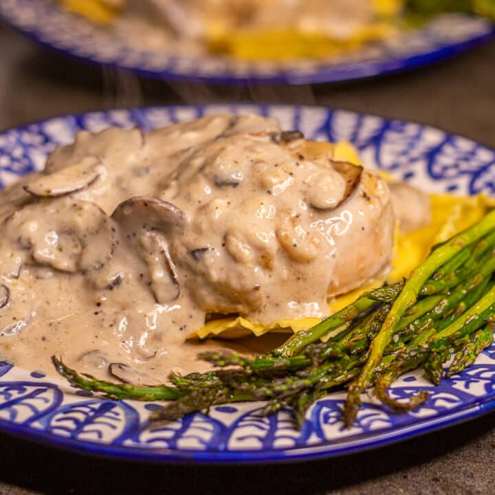 Creamy Mushroom Sherry Chicken - Belly Laugh Living