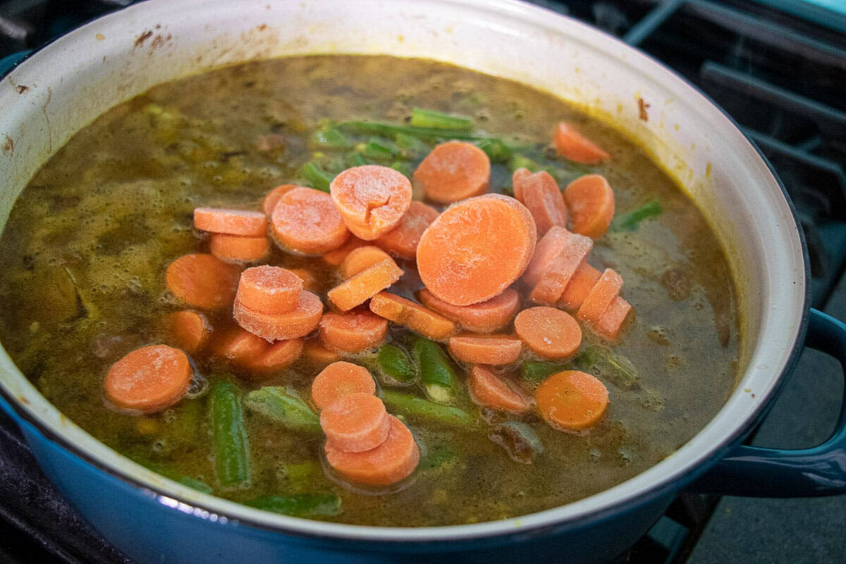 Cozy Beef, Vegetable, and Lentil Soup - Belly Laugh Living