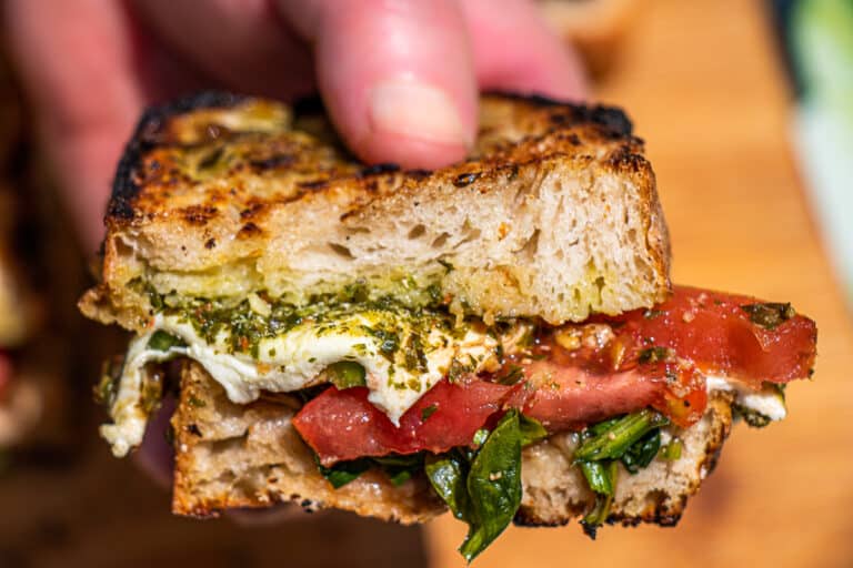 The Perfect Caprese Grilled Cheese Recipe - Belly Laugh Living
