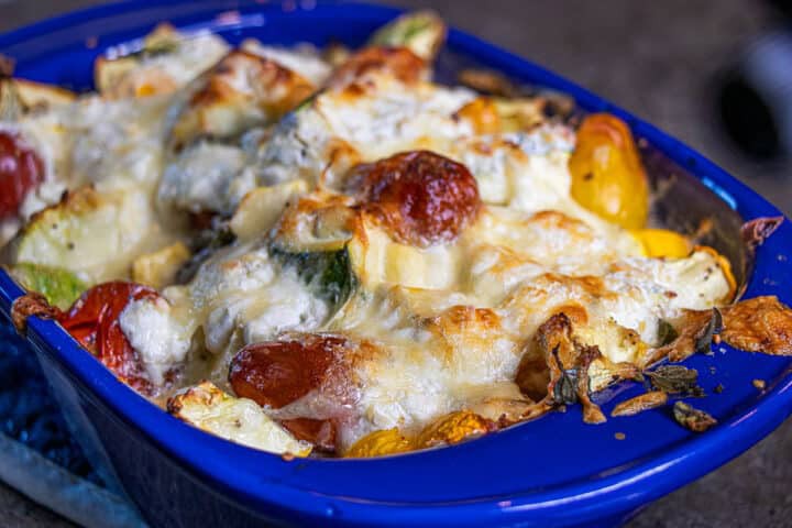 Delicious Summer Squash Casserole with Patty Pan and Globe Zucchini ...