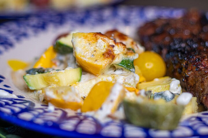 Delicious Summer Squash Casserole with Patty Pan and Globe Zucchini ...