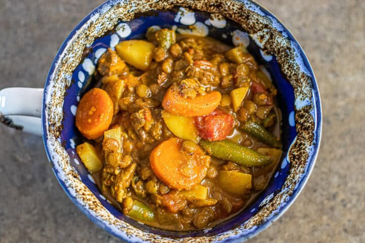 Cozy Beef, Vegetable, and Lentil Soup - Belly Laugh Living